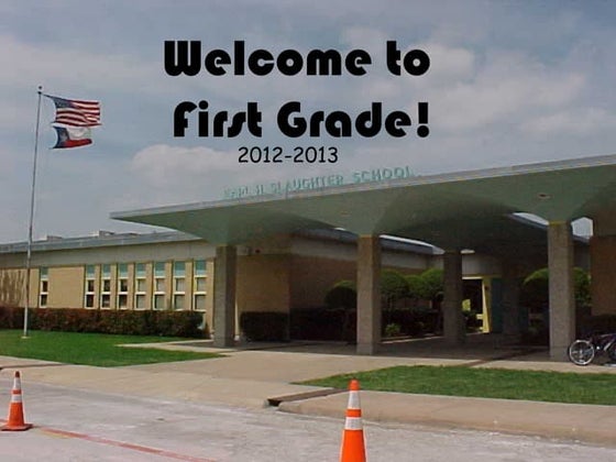 First Day of School Powerpoint | PPTX | Education