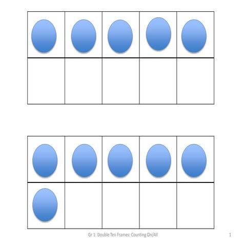 1st gr double_10_frames_set_making_tens | PPTX