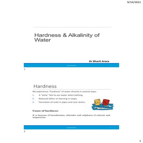 Lab 4 alkalinity –acidity and determination of alkalinity in water | PDF