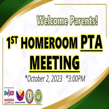 first homeroom parent-teacher Conference | PPTX