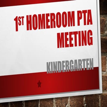 FIRST SLIDES FOR homeroom pta meeting.pptx