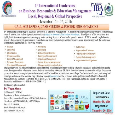 1st international conference | PPTX