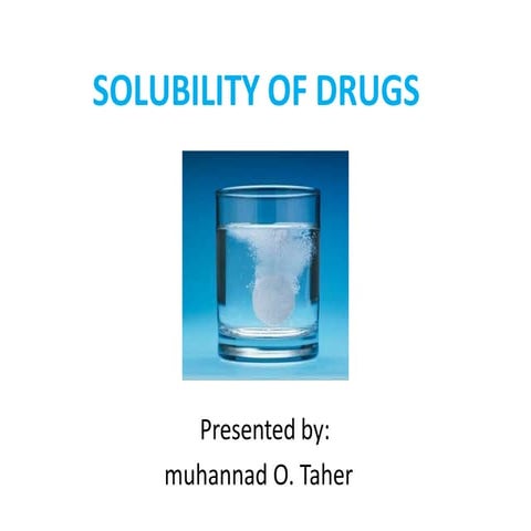 Solutions and solubility | PPTX