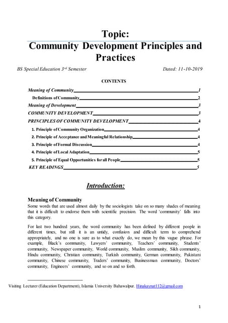 CESC-LESSON-3.pptx community perspective | PPT