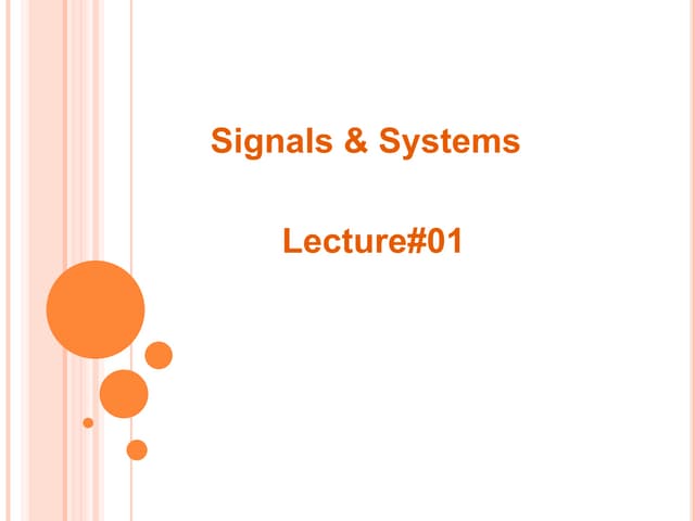 Classification of signals | PPTX | Physics | Science