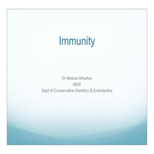 Types of Immunity and cells | PDF