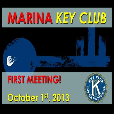 Key Club Intro Meeting | PPTX