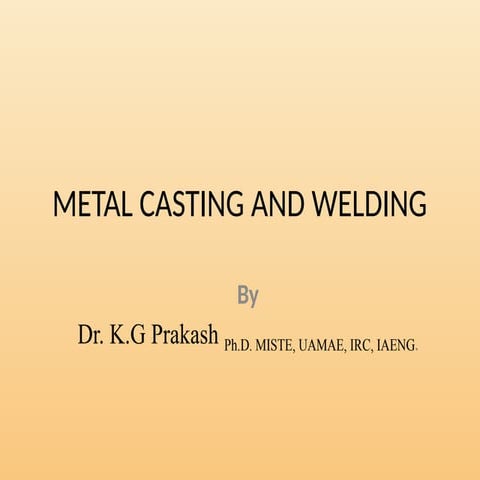 Types of patterns in sand casting | PPTX