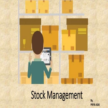 Stock Management | PPTX