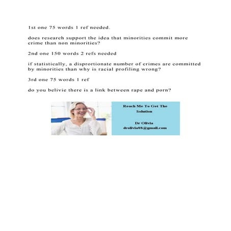 1st one 75 words 1 ref needed. does research support the idea th | DOCX ...