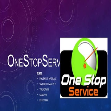 1 Stop Service: 2 Wheeler Maintenance | PPTX