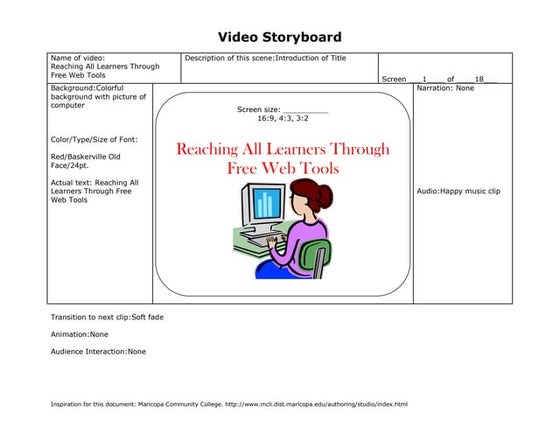 18 storyboard | PPT
