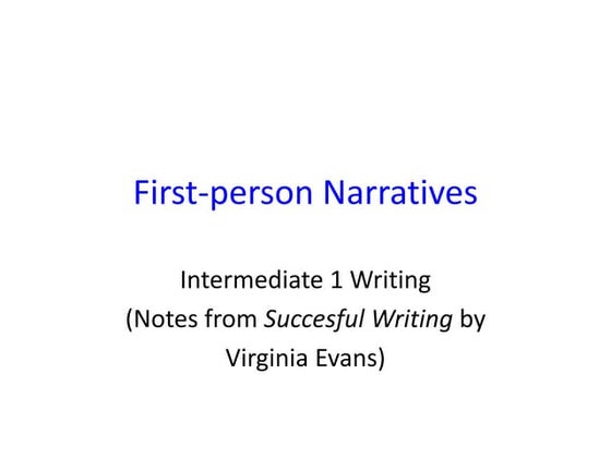 Narrative | PPTX | Fiction | Books and Literature