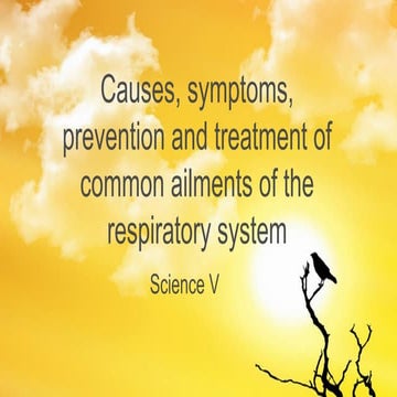 1st science 16 causes, symptoms, prevention and treatment | PPT
