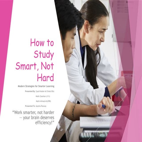 How to Study Smart Not Hard 18 Slides.pptx