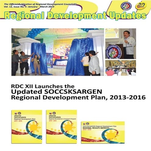 Regional Development Updates - 1st Qtr 2014 Issue | PDF