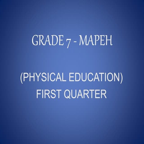Pe lesson 1 physical fitness | PPTX