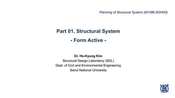 Lecture 1 Structure Systems Basics | PPT