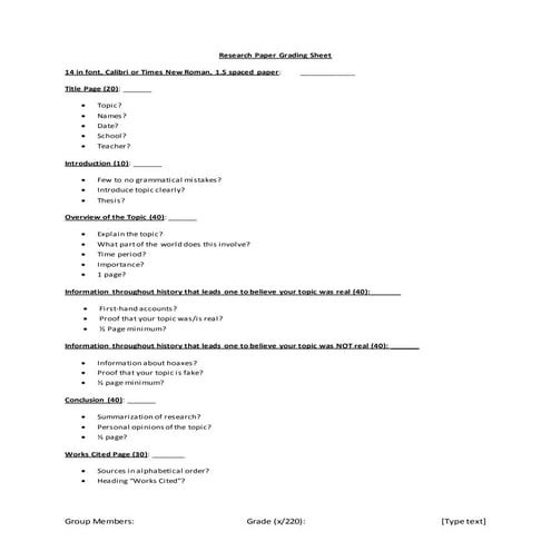 1st semester research project part 1 | DOCX