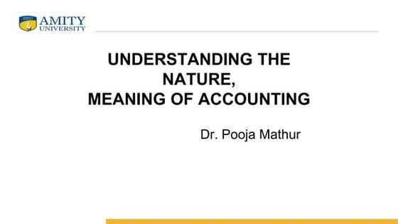 Introduction to Accounting | PPTX | Business Accounting & Finance | Business