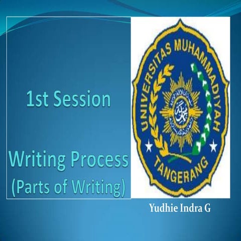 1st session writing 2 | PPT