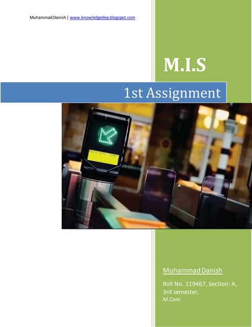 Information system used in mcdonalds | PDF