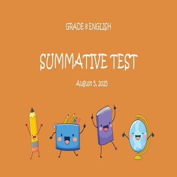 1ST SUMMATIVE IN ENG 8 (1Q) powerpoint presentation | PPTX