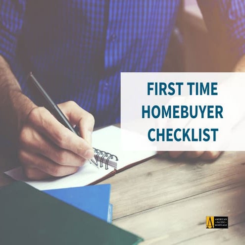 First Time Home-buyer Checklist | PDF