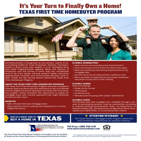 1st time homebuyer flyer | PDF