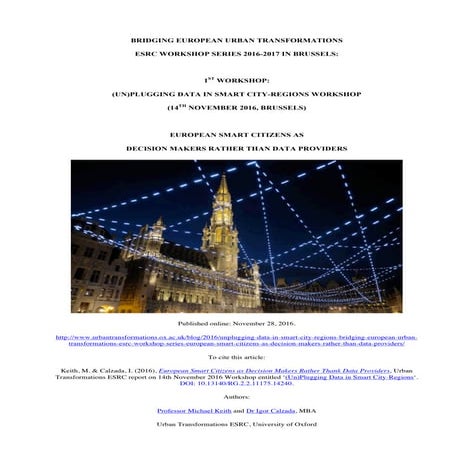 Handmade urbanism | PDF