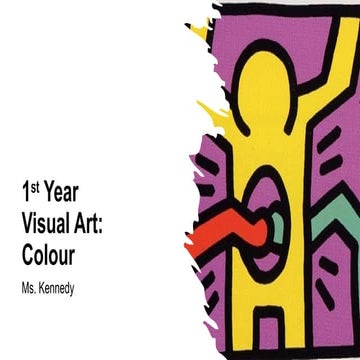 1st Year Art Lesson 10 colour powerpoint | PPTX