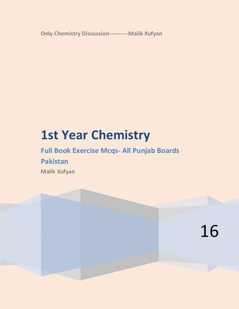 First Year Chemistry Full Book Exercise Mcqs Solved first-year-chemistry-full-book-exercise-mcqs-solved