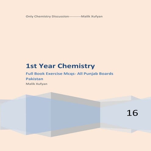 First Year Chemistry_Full Book Exercise Mcqs Solved | PDF
