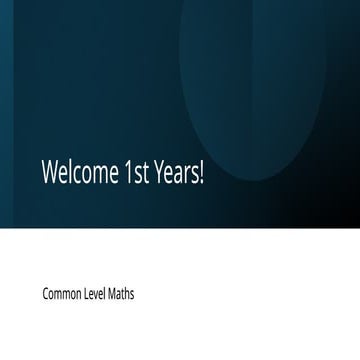 1st Year Maths Introduction Expectations.pptx