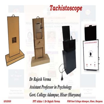 Tachsitoscope | PPTX