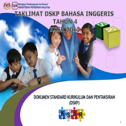 Taklimat DSKP Bahasa Inggeris dan sejarah | PPT