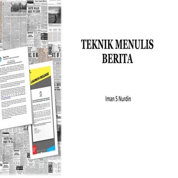 Memahami Berita dan Teknik Menulis Berita | PDF