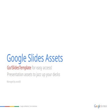 Designing Assets Google Slides for creativity | PPTX