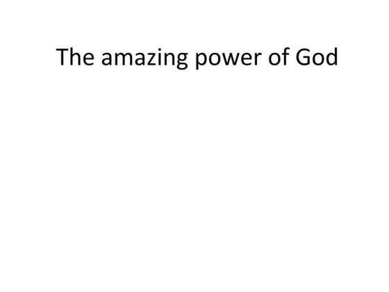 The Power of God's Word | PPT