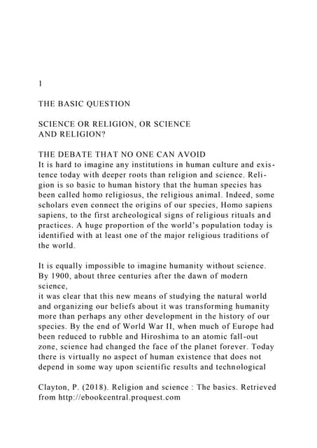 The wonder of science | RTF