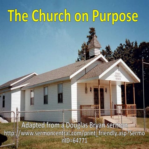 1 The Church on Purpose | PPTX