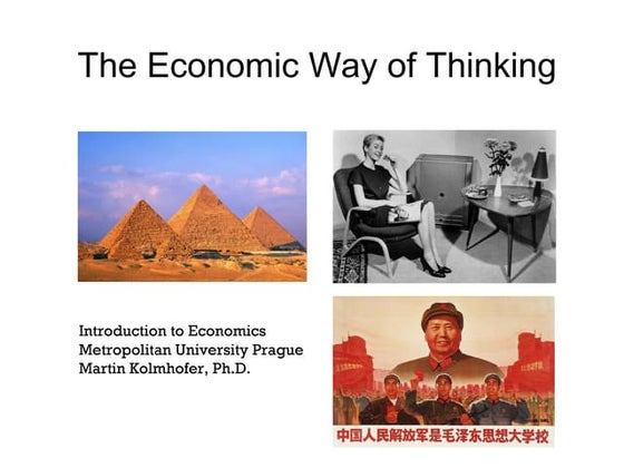 Guide to The Economic Way of Thinking | PDF