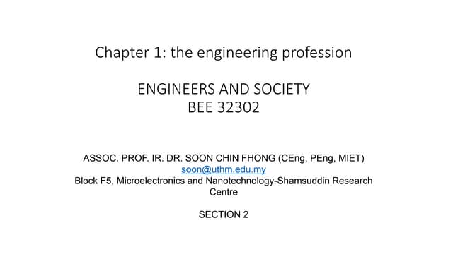 Route to Professional Engineer (P.Eng) and Member of IEM (MIEM) | PDF
