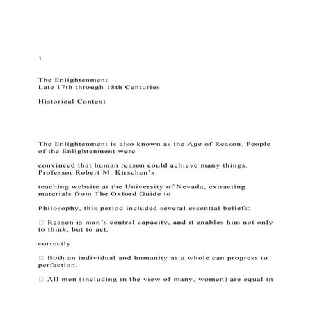 The enlightenment | PPTX