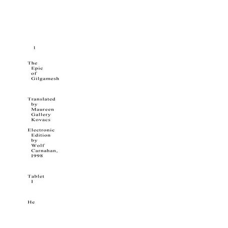 The Gilgamesh Flood in Context | PDF