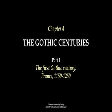 1 The first Gothic century-France, 1150-1250.ppt