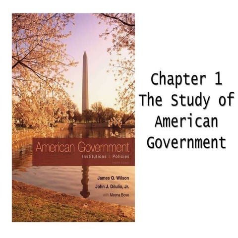 1 the study of american government 1 class | PPTX