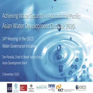 Achieving Water Security in Asia and the Pacific: Asian Water ...