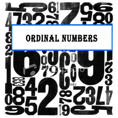 Ordinal numbers | PDF