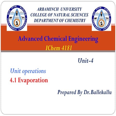 1 unit-four advanced Evaporation one.ppt